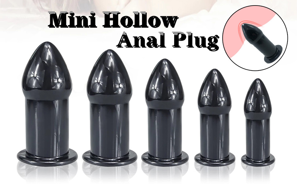 Amazon.co.jp: Tsukitoy ミニ 中空 指あなるプラグ 弾丸形 アナルプラグ 通貫式 アナル拡張 小さな穴付き シリコーン製 初心者向き 大人のおもちゃ男女兼用(L ...