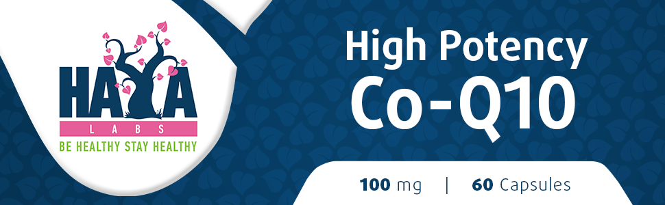 HAYA LABS High Potency Co-Q10 100mg 60 Capsules : Amazon.co.uk: Health & Personal Care