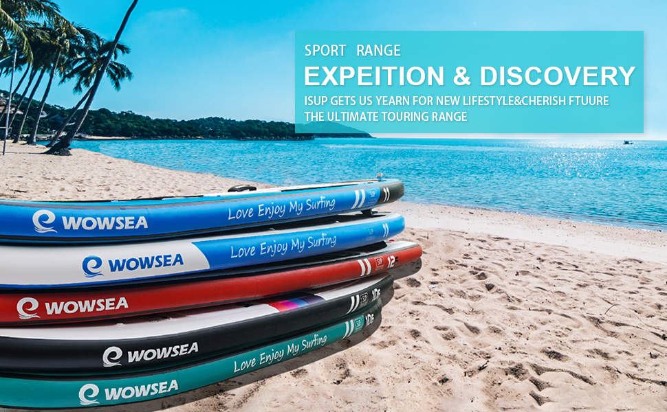 Amazon | WOWSEA Bionics B2 サップ インフレータブル スタンドアップパドルボード 10.6'(320cm)×32"(81cm)×6"(15cm) 安定性 SUPボード ...