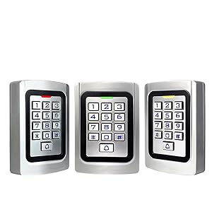 Retekess T-AC04 Tastiera Controllo Accessi, Porta Apertura Tramite codice PIN Scheda, RFID ...