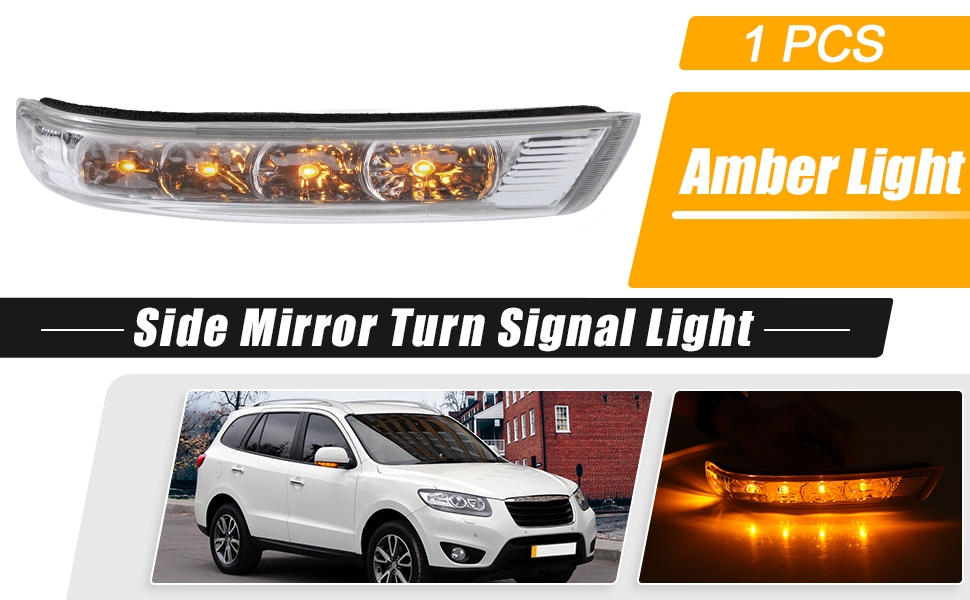 Amazon.com: uxcell Car LED No.876233J000 Right Side Rear View Mirror ...