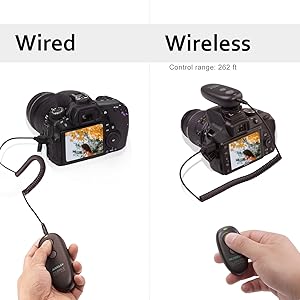 Amazon.com : AODELAN Camera Remote Control Wireless Shutter Release for Sony a5100, a6000, a6300 ...
