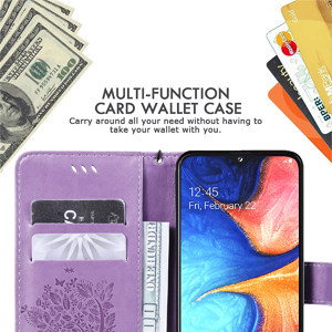 Amazon.com: for Samsung Galaxy A10e Wallet Case with Screen Protector,Galaxy A10e PU Leather ...