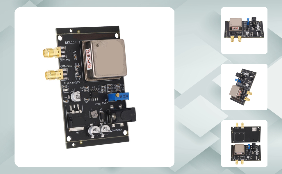 OCXO 10MHz Frequency Standard Reference Module Crystal Oscillator ...