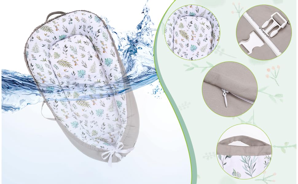 Amazon.com : SnuggleMe Soft & Breathable Baby Lounger Cover - Infant ...