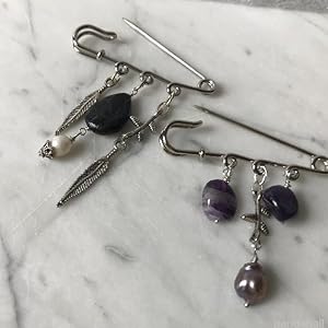 Amazon.com: Fashewelry 20Pcs Platinum Iron Heavy Duty Safety Pins 2 Inch with 3 Loops Metal Kilt ...