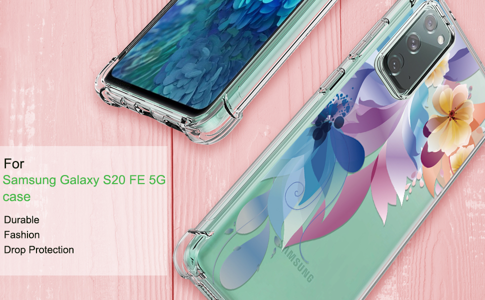 Amazon.com: Osophter for Galaxy S20 FE 5G Case Clear Transparent Reinforced Corners TPU Shock ...