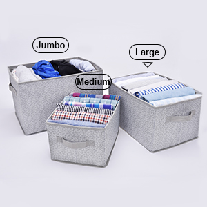 Amazon.com: GRANNY SAYS Closet Storage Bins, Storage Baskets for ...