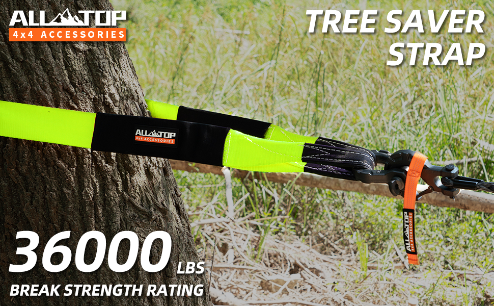 Amazon.com: ALL-TOP Tree Saver Strap 3in x 8ft Certified 36000Lbs Break ...