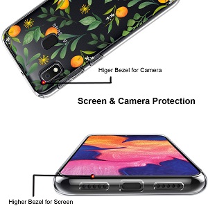 Amazon.com: Unov Case Compatible with Galaxy A10e Galaxy A20e Case Clear with Design Soft TPU ...