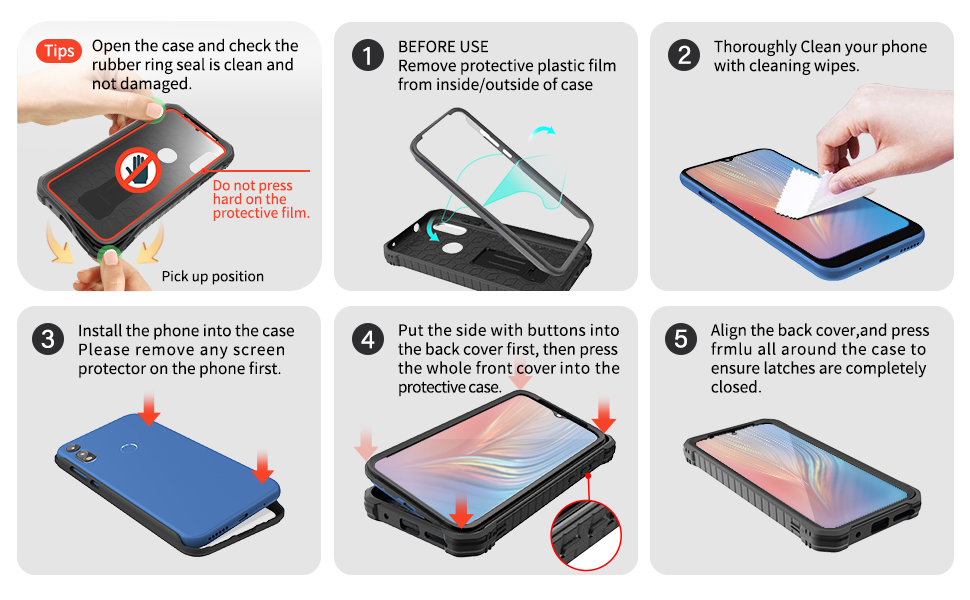 Amazon.com: FITO for Samsung Galaxy A51 5G Case, Dual Layer Shockproof Heavy Duty Case for ...