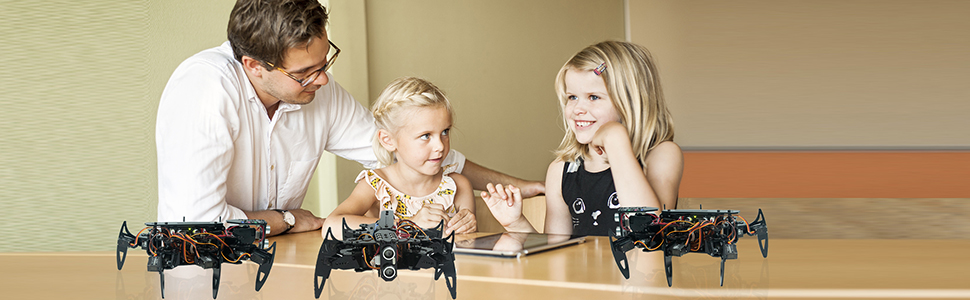 Adeept Hexapod Spider Robot Kit Compatible with Arduino Android APP and ...
