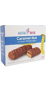 Amazon.com : NutriWise - Variety Pack Diet Bar | Low Sugar, Low Cal, Low Fat, High Protein ...
