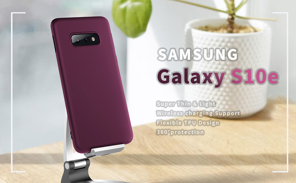 Amazon.com: X-Level Galaxy S10e Slim Fit TPU Case - Ultra-Thin Matte Finish, Soft Bumper Cover ...