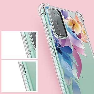 Amazon.com: Osophter for Galaxy S20 FE 5G Case Clear Transparent Reinforced Corners TPU Shock ...