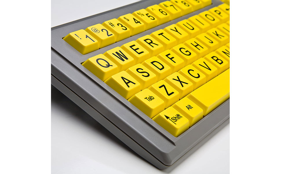 Amazon.com: AbleNet BigKeys LX Keyboard USB Wired (Yellow Keys with ...