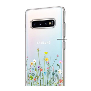 Amazon.com: Unov Case for Galaxy S10 Case Clear with Design Soft TPU Shock Absorption Slim ...