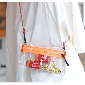 Amazon.co.jp: [KAKSI] 2wayクリアサコッシュバッグ (グレー) : ファッション