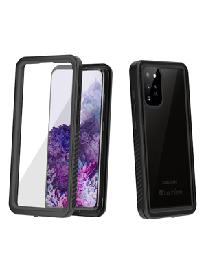Amazon.com: Lanhiem for Samsung Galaxy S20+ Plus Case, IP68 Waterproof Dustproof Shockproof Case ...