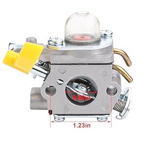 Amazon.com: Dalom C1U-H60 Carburetor for Ryobi Homelite 25cc 26cc 30cc SS26 SS30 CS26 CS30 ...