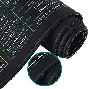 RosewineC Keyboard Shortcuts Mouse Mat,Quick Key Large Gaming Mouse Pad ...