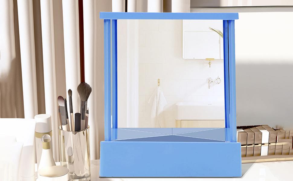 Amazon.com - Carvawat True Mirror Non Reversing, Non Reversing Mirrors, Triangular Fixed Table ...