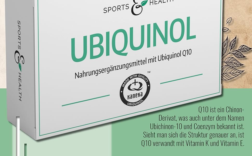Coenzym Q10 Mit 100mg Kaneka Ubiquinol Pro Kapsel - 60 Kapseln - Hochdosiert Mit Bester ...