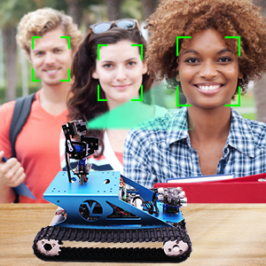 Amazon.com: Yahboom Raspberry Pi Robotic with Camera Programmable AI ...