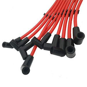 Amazon.com: Spark Plugs Wires Sets Igniton Cables Red Silicone High Performance Leads Boot for ...