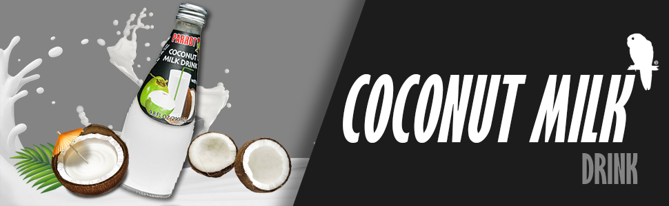 Parrot Coconut Milk Drink Original 290ml（Pack Of 12）: Amazon.com: Grocery & Gourmet Food
