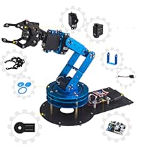 Hiwonder LeArm 6DOF Full Metal Robotic Arm Robot Arm with Servo ...