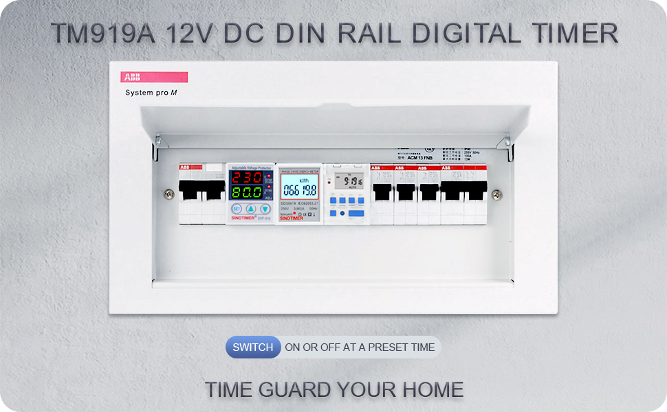 SINOTIMER TM919 AC 110V 220V 85-265V 16A Electronic Weekly 7 Days ...