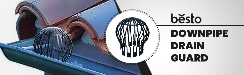 Gutter Guard Drain Guard Downpipe Leaf Guard Drain Pipe Cover Plastic ...