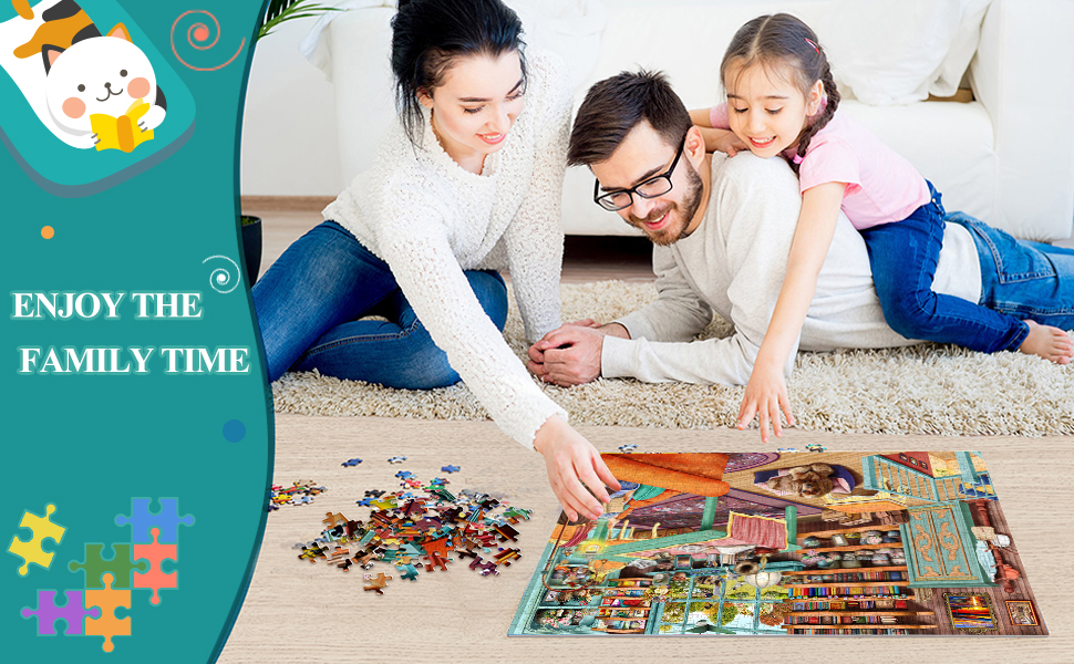 HUADADA Puzzle 1000 Teile,Puzzle für Erwachsene, Impossible Puzzle, Geschicklichkeitsspiel für ...