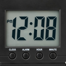 FAMICOZY Compact Digital Travel Alarm Clock with High/Low Volume ...