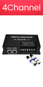 Amazon.com: GIDERWEL PCBA 30 Channel DMX Decoder PWM DMX512 60A Dimmer Driver LED Strip ...