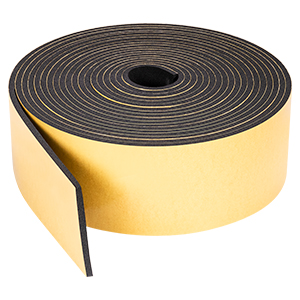 Yotache Neoprene Weather Stripping 2" W X 1/8" T, Self Adhesive Foam Rubber Seal Strip Tape, 16 ...