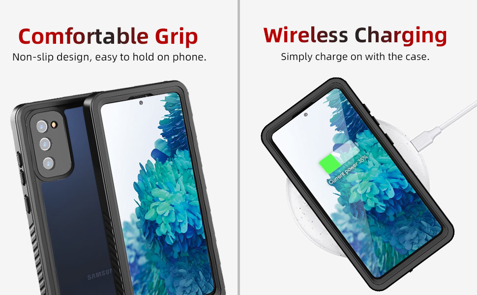 Beeasy for Samsung Galaxy S20 FE 5G Case Waterproof IP68 Shockproof Dustproof 360 Full Body ...