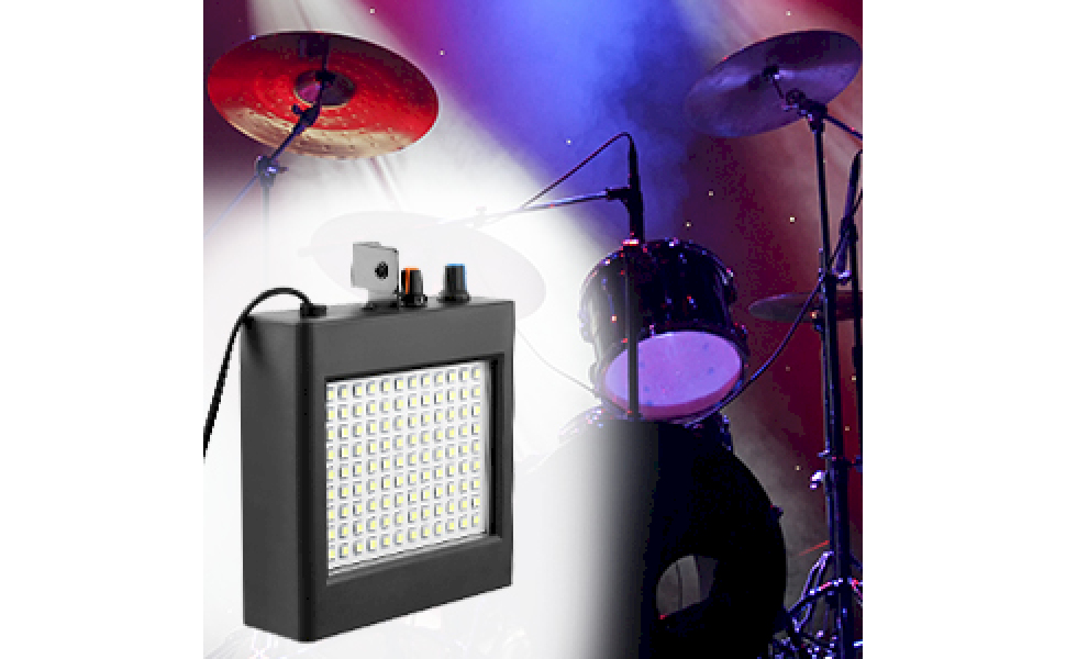 Amazon.com: QWORK Super Bright Pulse Strobe Light with 108 LED Bulbs ...