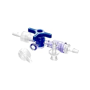 Amazon.com: QWORK 3-Way Stopcocks with Luer Connection, Medical Injection Stopcock, Sterile, 20 ...