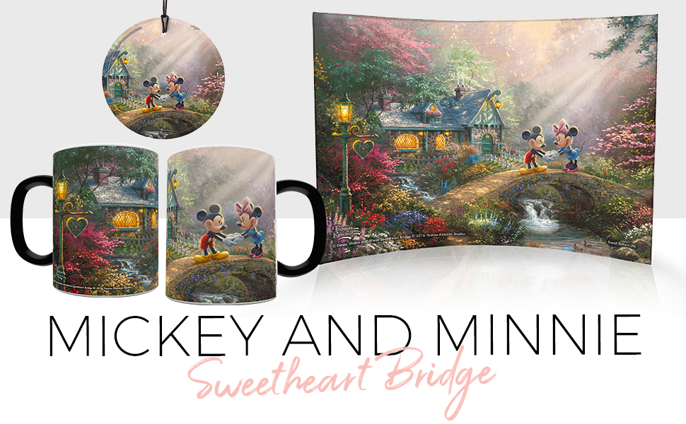 Amazon.com: Trend Setters Disney - Mickey and Minnie Mouse - Sweetheart Bridge - Mickey Ears ...