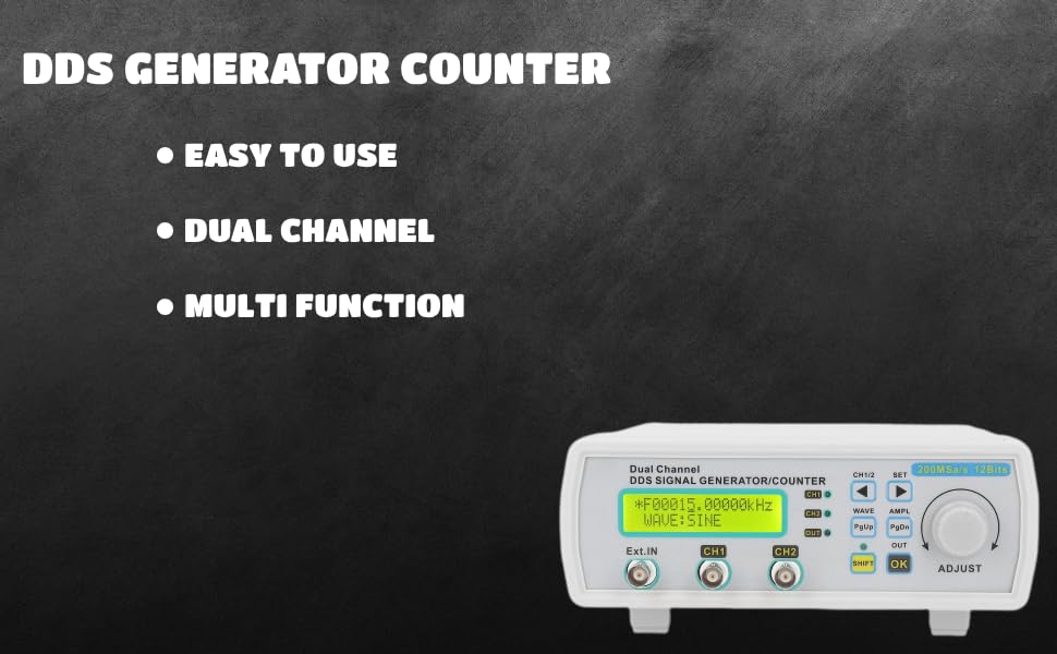 DDS Generator Counter | DC5V DDS Channel Programmable Function ...