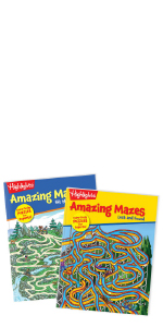 Amazon.com: Highlights Amazing Mazes Maze Books for Kids Ages 3-6, 2 ...
