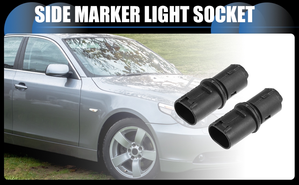 Amazon.com: INFINAUTO Side Marker Light Socket, License Plate Lamp Connector No.63138382104 for ...