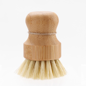 Amazon.com: SUBEKYU Bubble Up Bamboo Dish Brush Set with Soap Holder ...