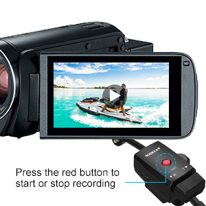 Amazon.com : Camcorder Zoom Controller Lanc Video Camera Remote Control with 2.5mm Jack Cable ...