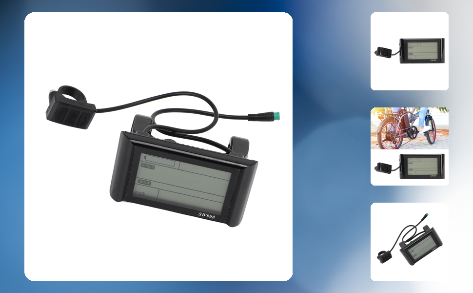 Amazon.com : SUNGOOYUE SW900 LCD Meter, 5 Pin Electric Bike Panel with ...