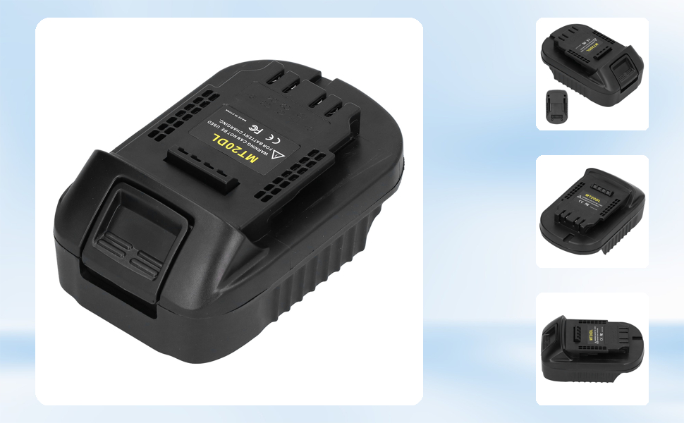 Amazon.co.jp: バッテリーライナー Abs Pc Mt20Dl Mt20Dl アダプター 18V リチウム電池用 Bl1830 Bl1830 Bl1850 Bl1860 ...