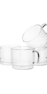 Amazon.com | BTaT- Insulated Coffee Cups, Set of 4 (9 oz, 270 ml ...