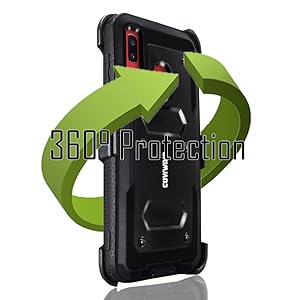 Amazon.com: COVRWARE Aegis Series Case for Samsung Galaxy A20 / A30 / A50 with Built-in [Screen ...